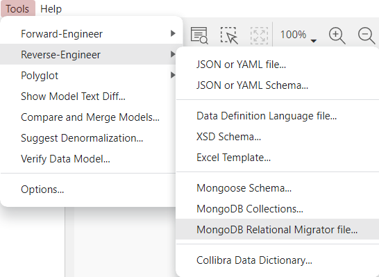 MongoDB Relational Migrator